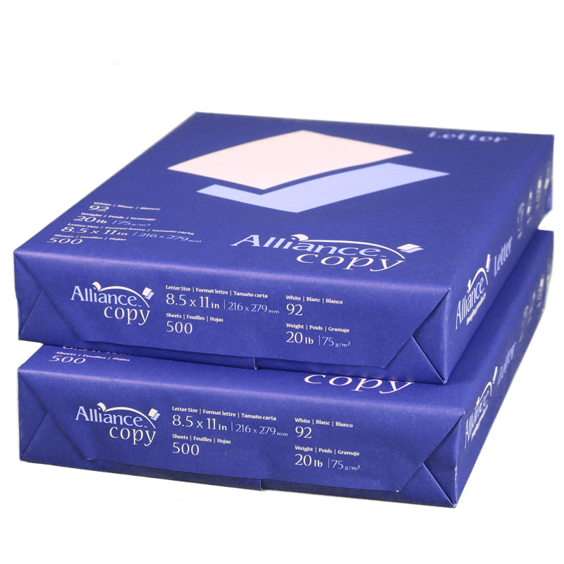 Alliance Copy Paper - 92 Bright - 10 Ream (5,000 Sheets) – Paper and Supply