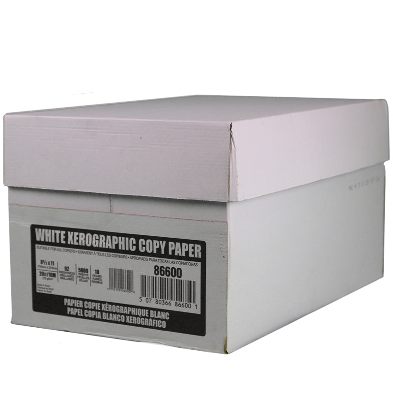 White Box Copy Paper - 92 Bright - 10 Ream (5,000 Sheets) – Paper and ...