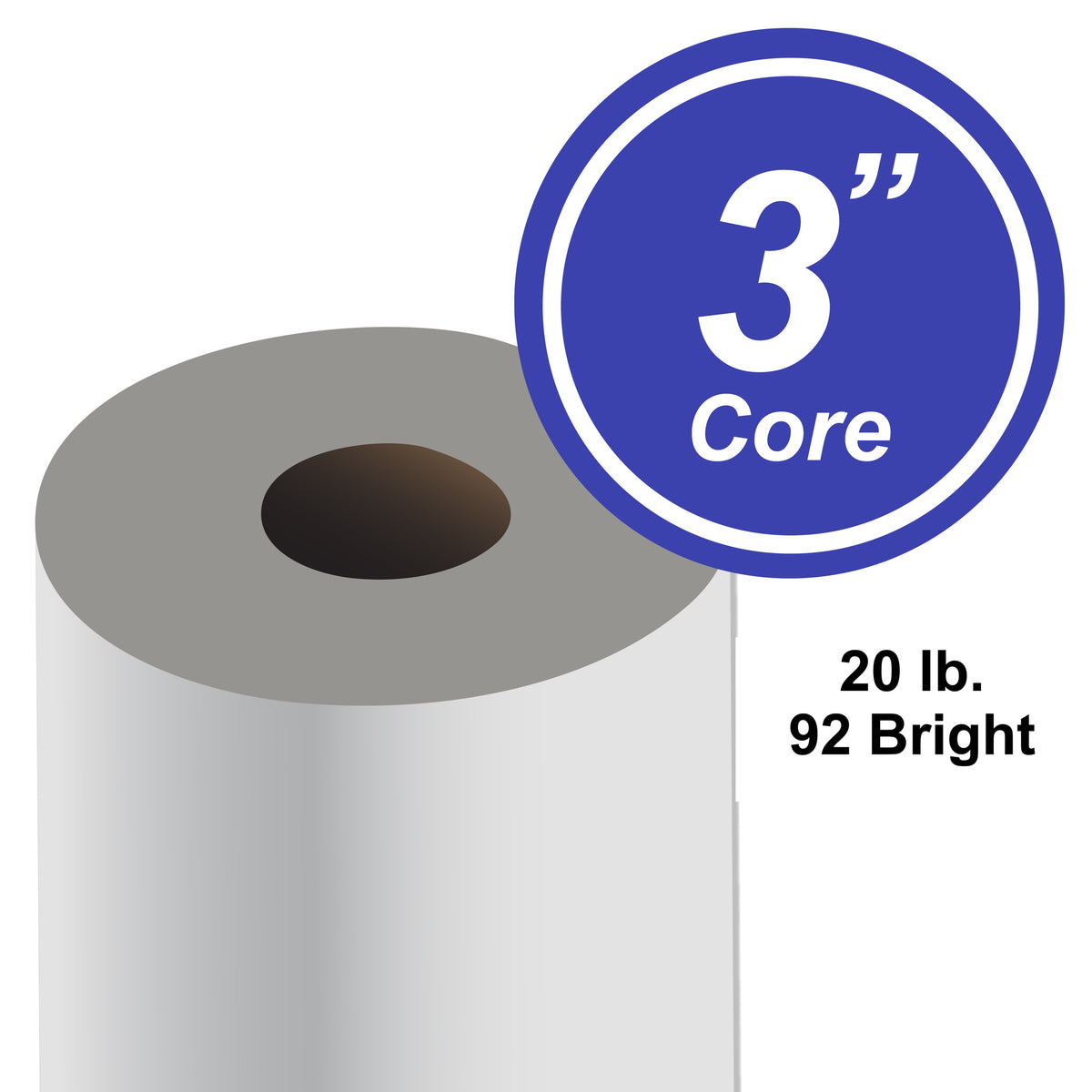 Alliance 36" x 500 FT 20lb. Bond Engineering Rolls (36500) – Paper and ...